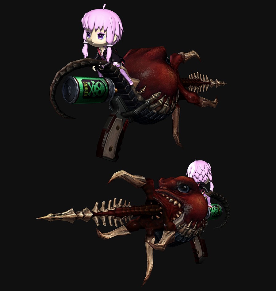 Chibi Yuzuki Yukari on Zombie Gun + Glows Mod for Counter-Strike 1.6 ...