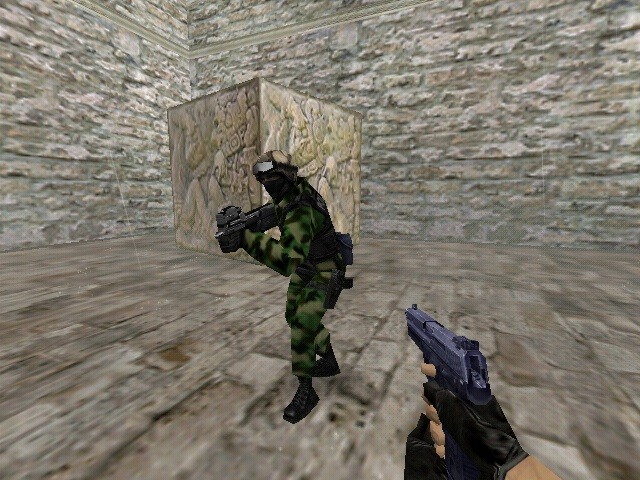 Woodland camo GSG9 retexture Mod for Counter-Strike 1.6 | CS1.6 Mods