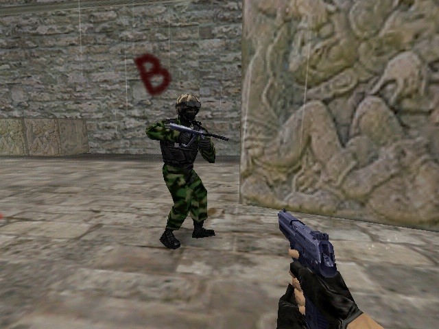 Woodland camo GSG9 retexture Mod for Counter-Strike 1.6 | CS1.6 Mods