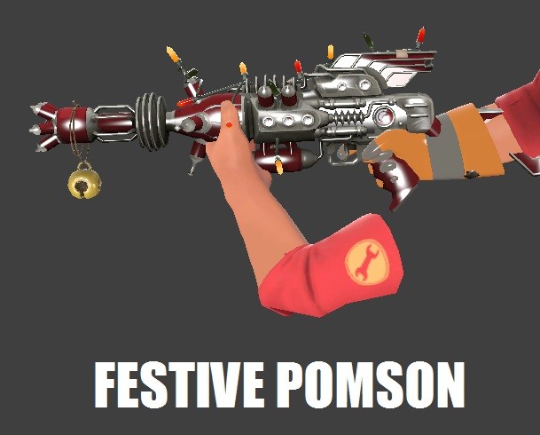 Festive Pomson 6000 [Team Fortress 2] [Mods]