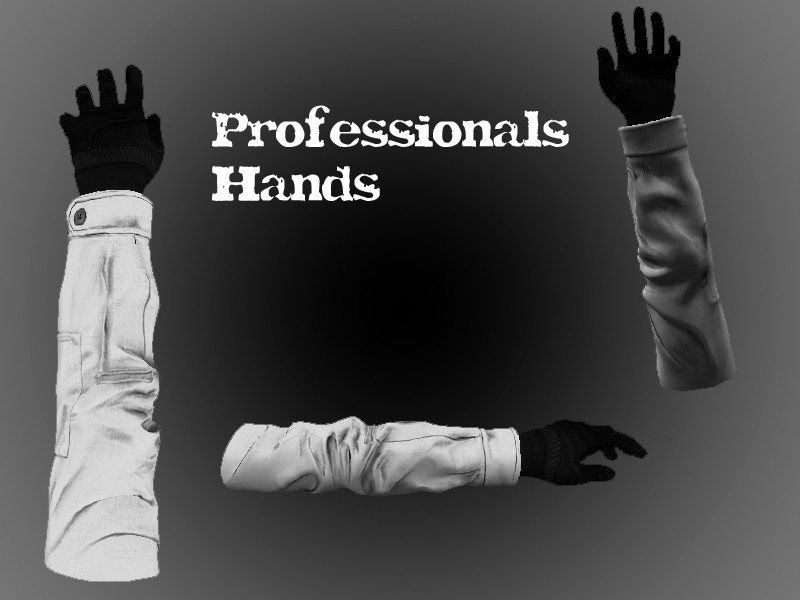 Professionals Hands Mod for Counter-Strike 1.6 | CS1.6 Mods