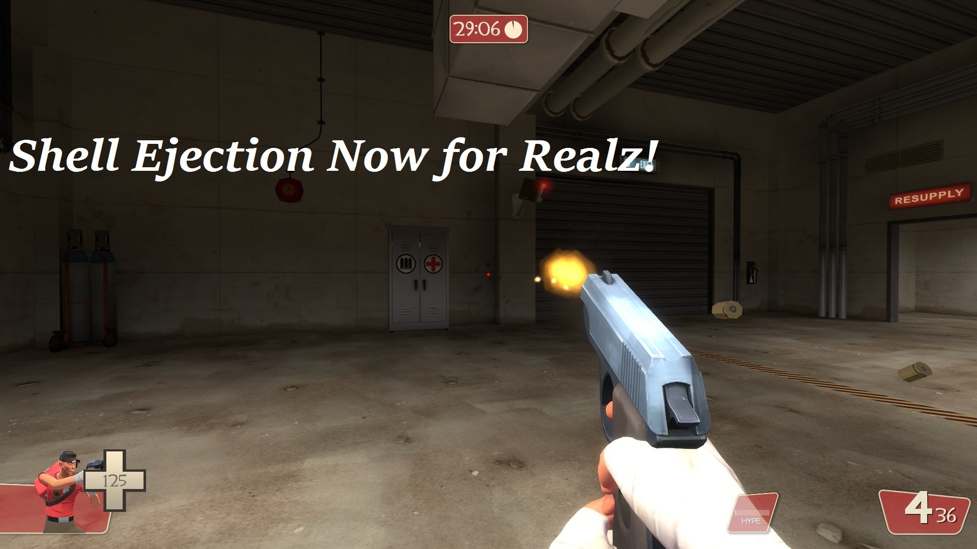 Pistol Shell Ejection Mod for Team Fortress 2 | TF2 Mods