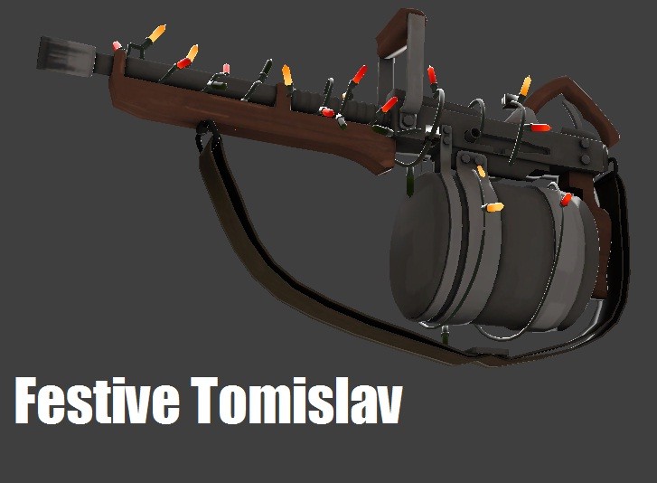 Festive Tomislav Mod for Team Fortress 2 | TF2 Mods