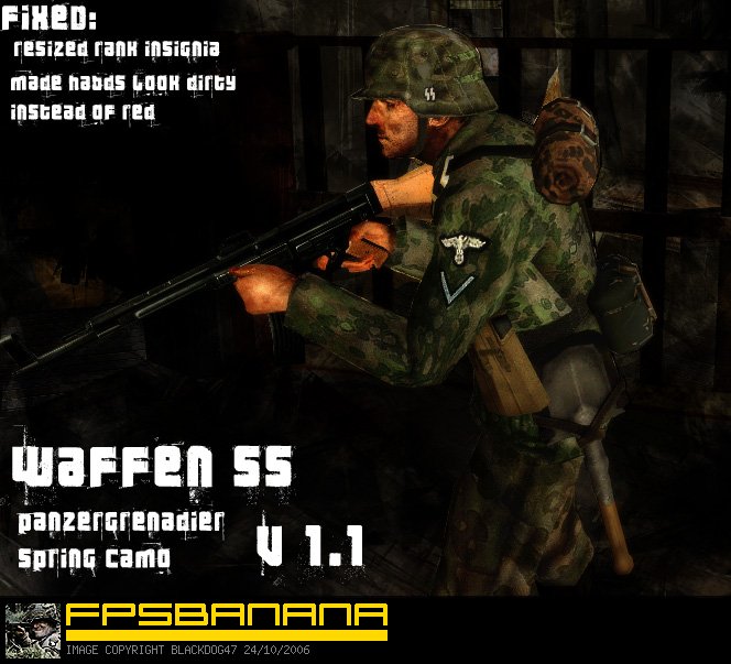 Waffen SS Panzergrenadier Spring Camo Fix Mod for Day of Defeat: Source ...