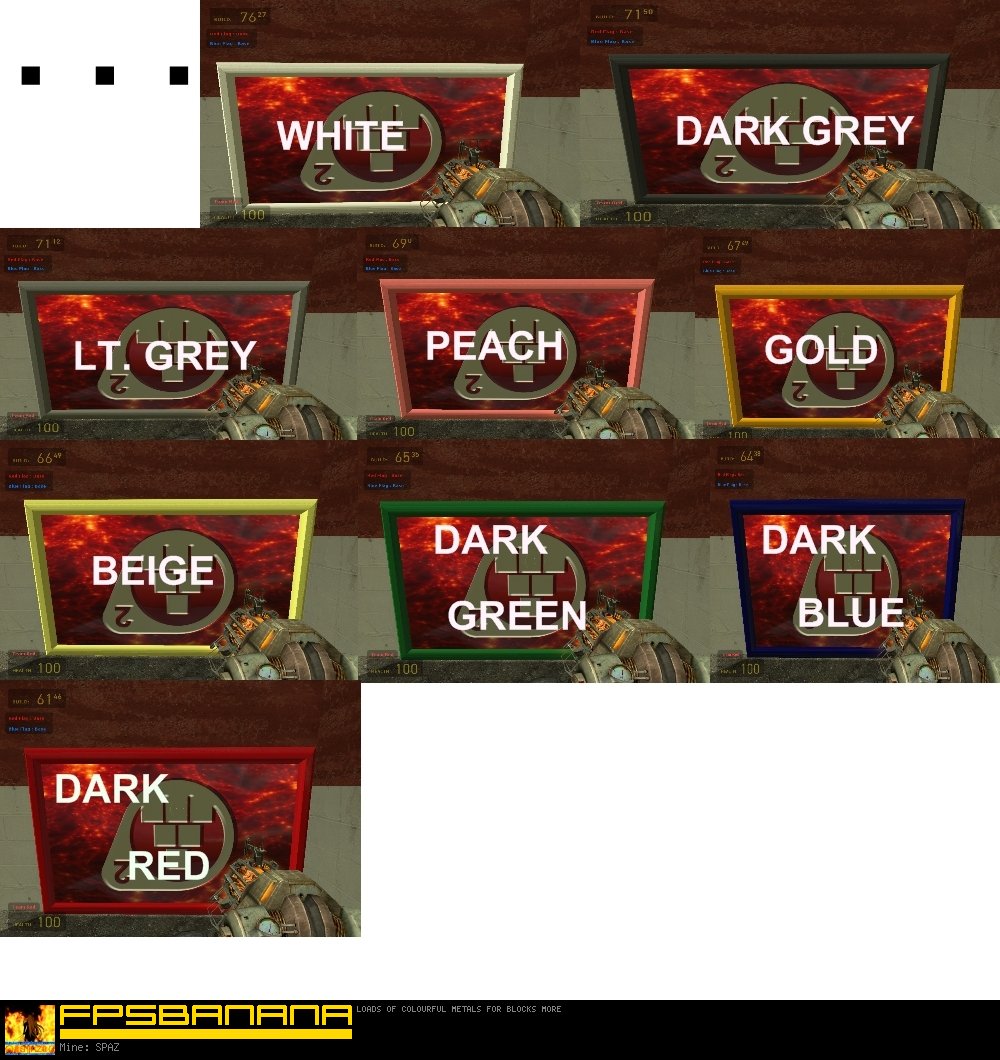 loads of colourful metals for blocks [SourceForts] [Mods]