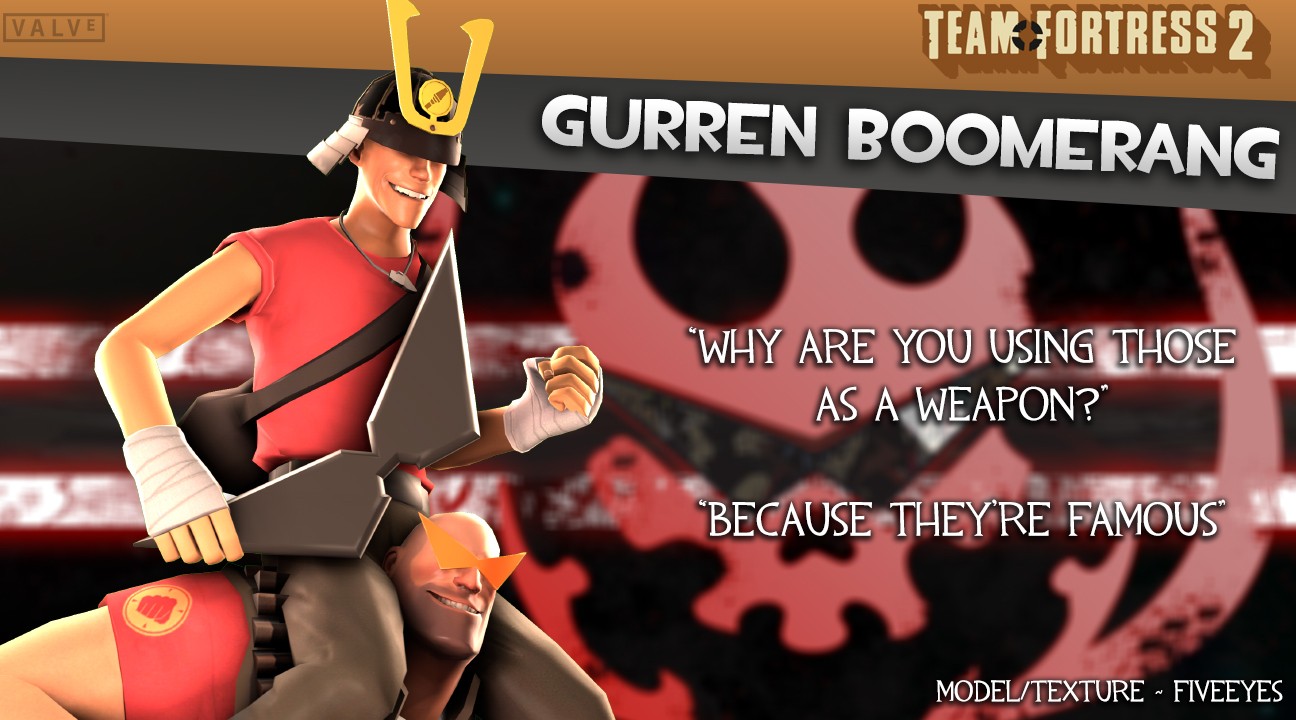 Gurren Boomerang Mod for Team Fortress 2 | TF2 Mods