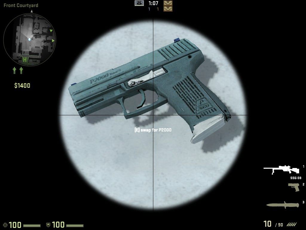 Freeze P2000 [Counter-Strike: Global Offensive] [Mods]