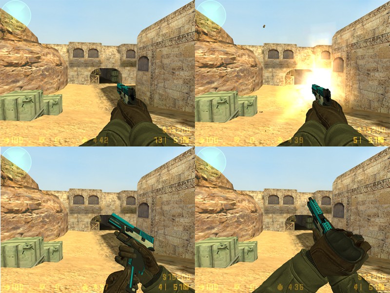GSGO P250 Zenor Blue [Counter-Strike 1.6] [Mods]