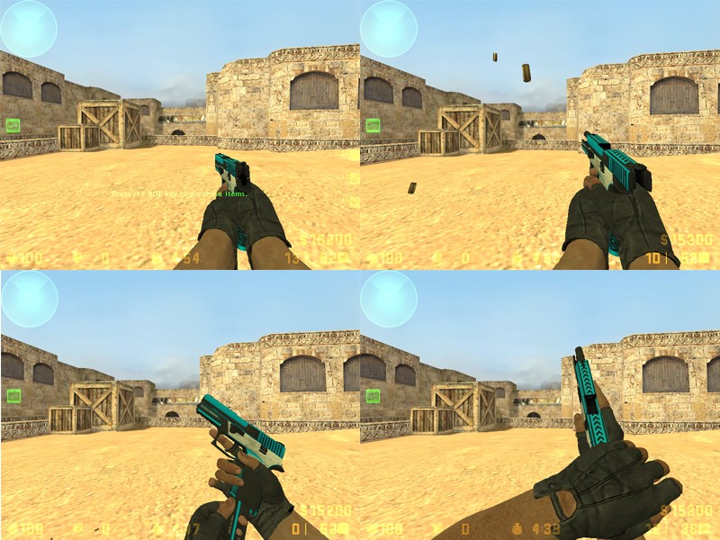 GSGO P250 Zenor Blue [Counter-Strike 1.6] [Mods]
