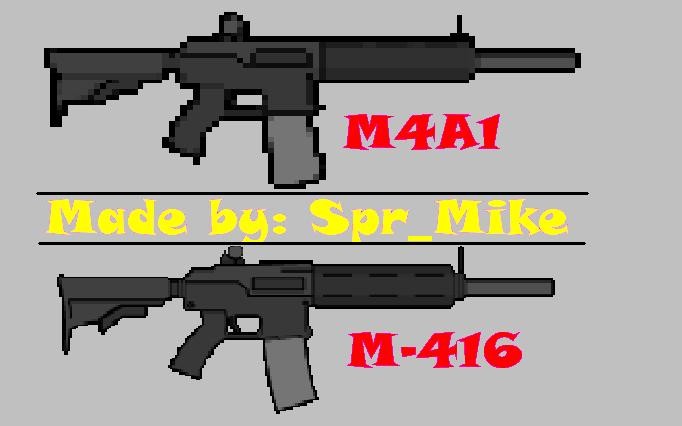 Madness Combat M-416 assault rifle [CS2D] [Mods]