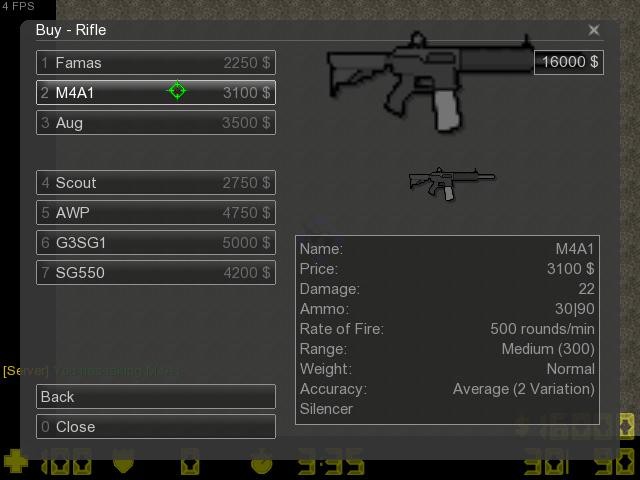 Madness Combat M-416 assault rifle Mod for CS2D | CS2D Mods