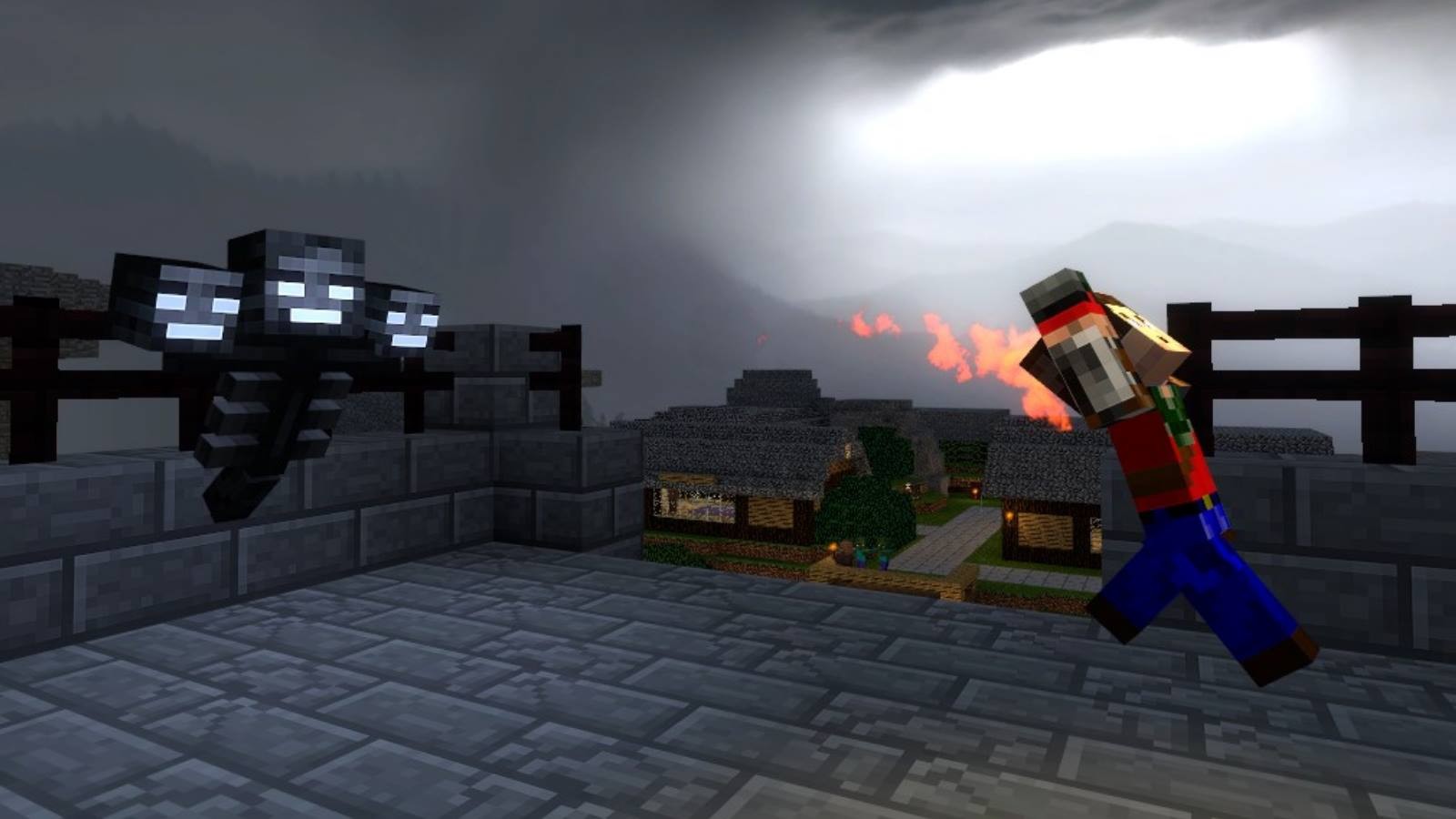 Trade Minecraft Village (Rain) Mod for Team Fortress 2 | TF2 Mods