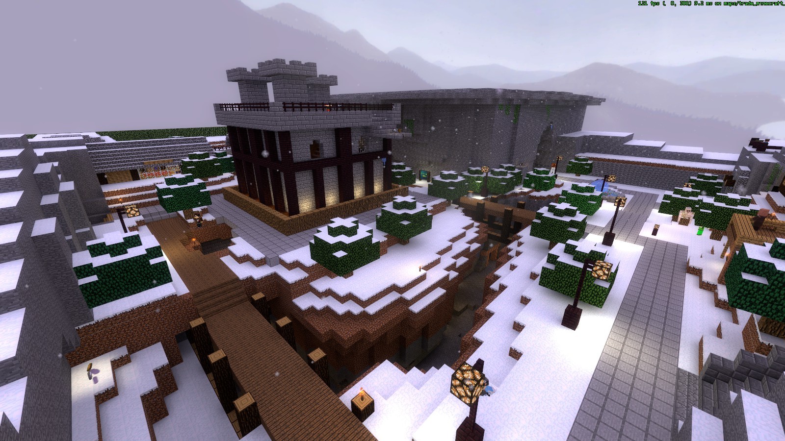 Trade Minecraft Village (Winter) Mod for Team Fortress 2 | TF2 Mods