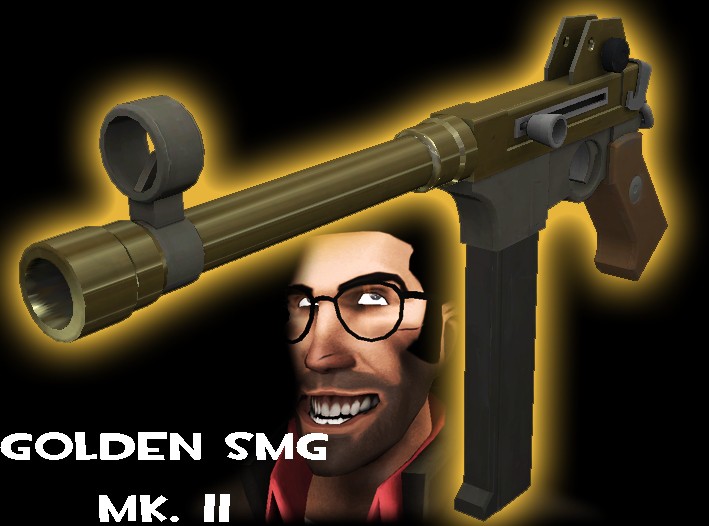 Golden SMG MK. II Mod for Team Fortress 2 | TF2 Mods