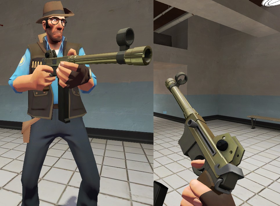 Golden SMG MK. II Mod for Team Fortress 2 | TF2 Mods