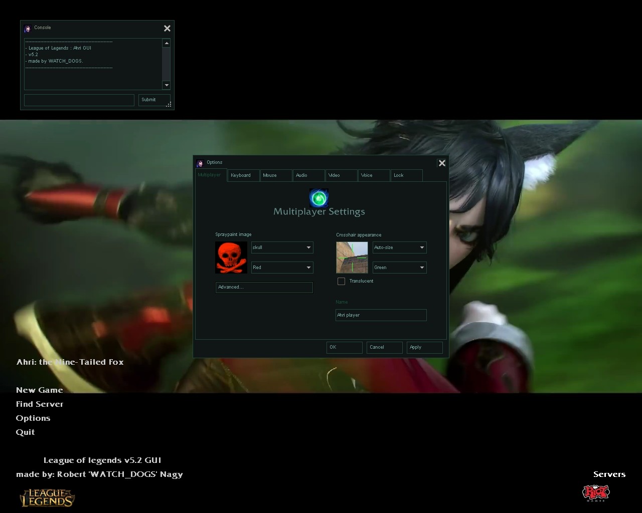 League of Legends v5.2 GUI Mod for Counter-Strike 1.6 | CS1.6 Mods