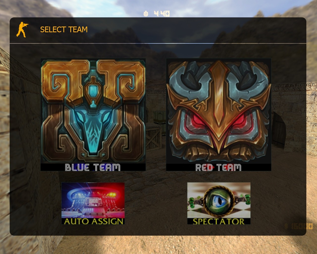 League of Legends v5.2 GUI Mod for Counter-Strike 1.6 | CS1.6 Mods