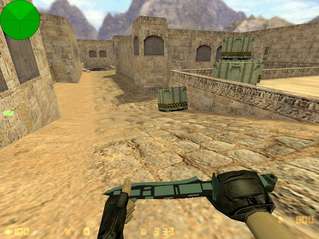 Blue Knife Mod for Counter-Strike 1.6 | CS1.6 Mods