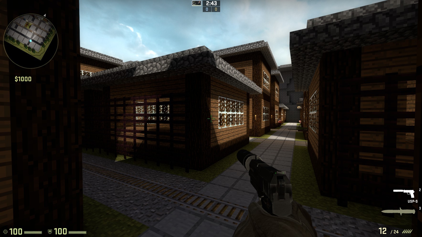 DM Minecraft Cliffside (Sunny) Mod for Counter-Strike: Global Offensive ...