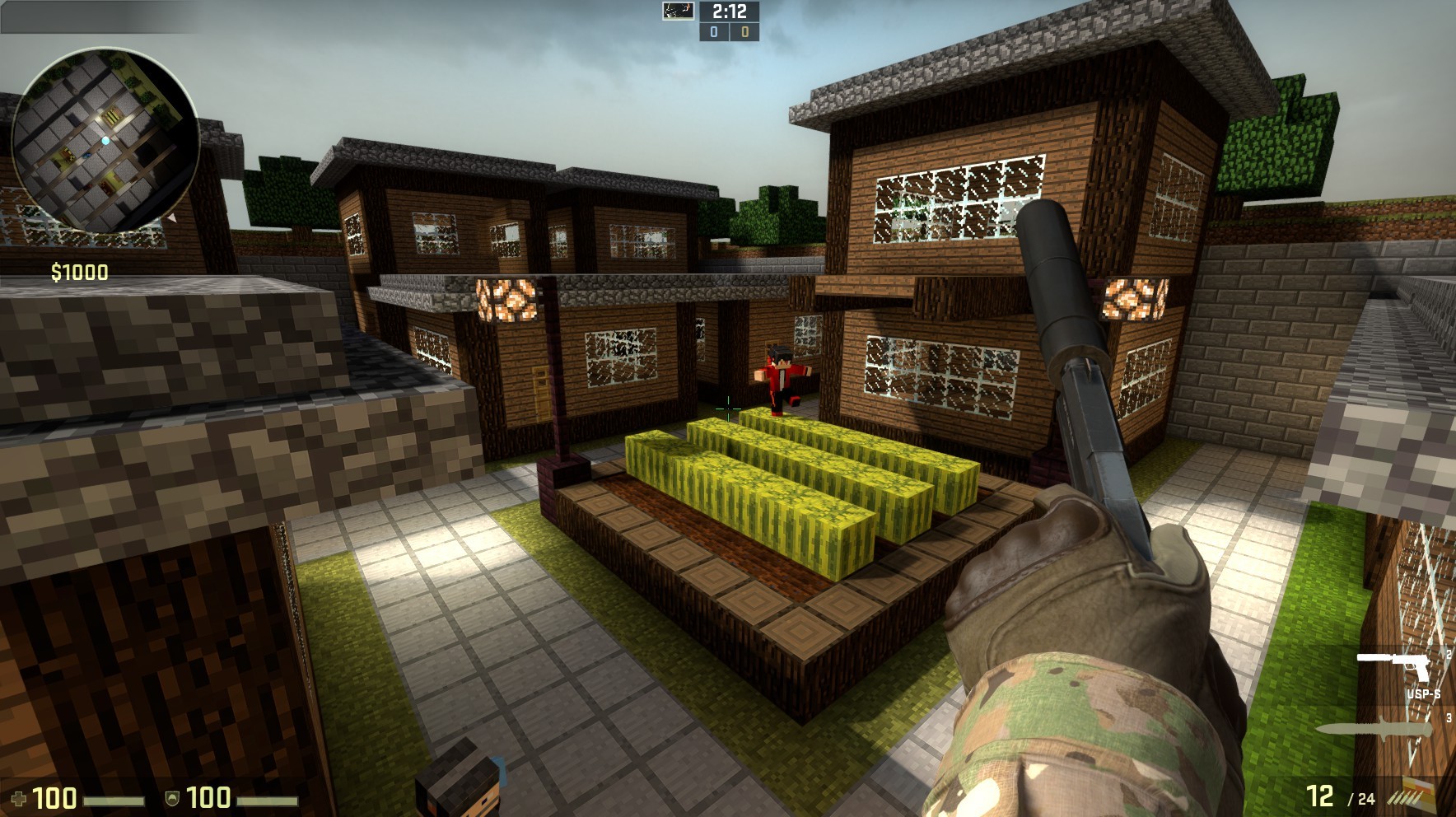 DM Minecraft Cliffside (Sunny) Mod for Counter-Strike: Global Offensive ...