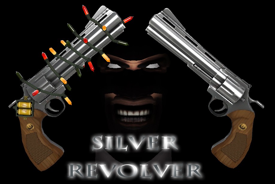 Silver Festive-themed Revolver [Team Fortress 2] [Mods]