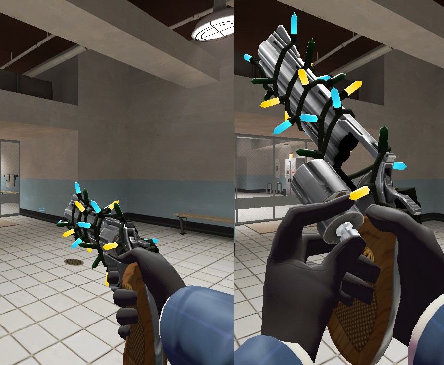 Silver Festive-themed Revolver [Team Fortress 2] [Mods]