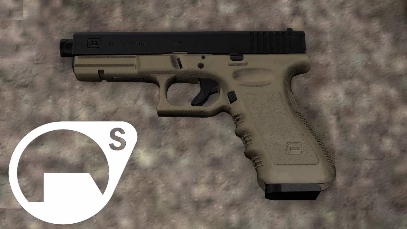Glock 17 Tan receiver [Black Mesa] [Mods]