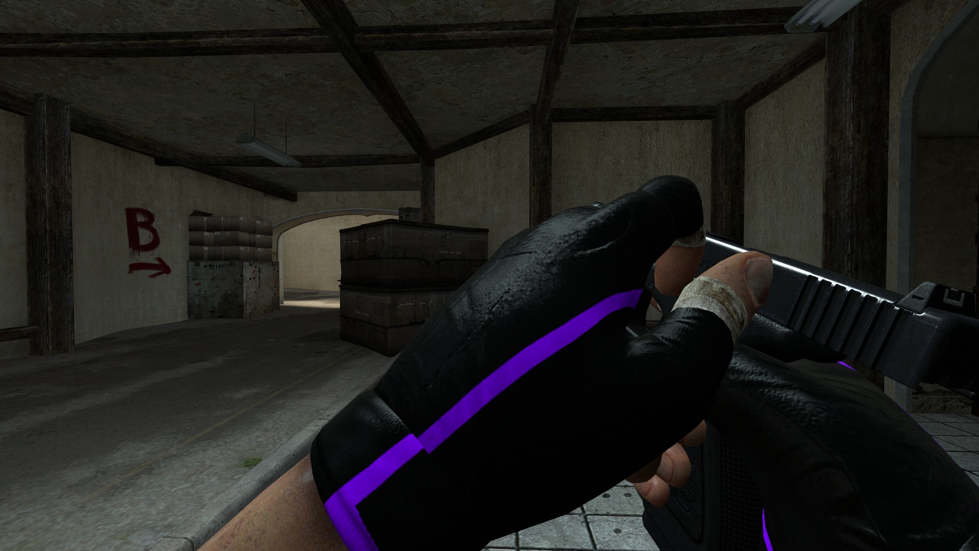 Leather Skeleton Glove MkII Mod for Counter-Strike: Source | CS:S Mods