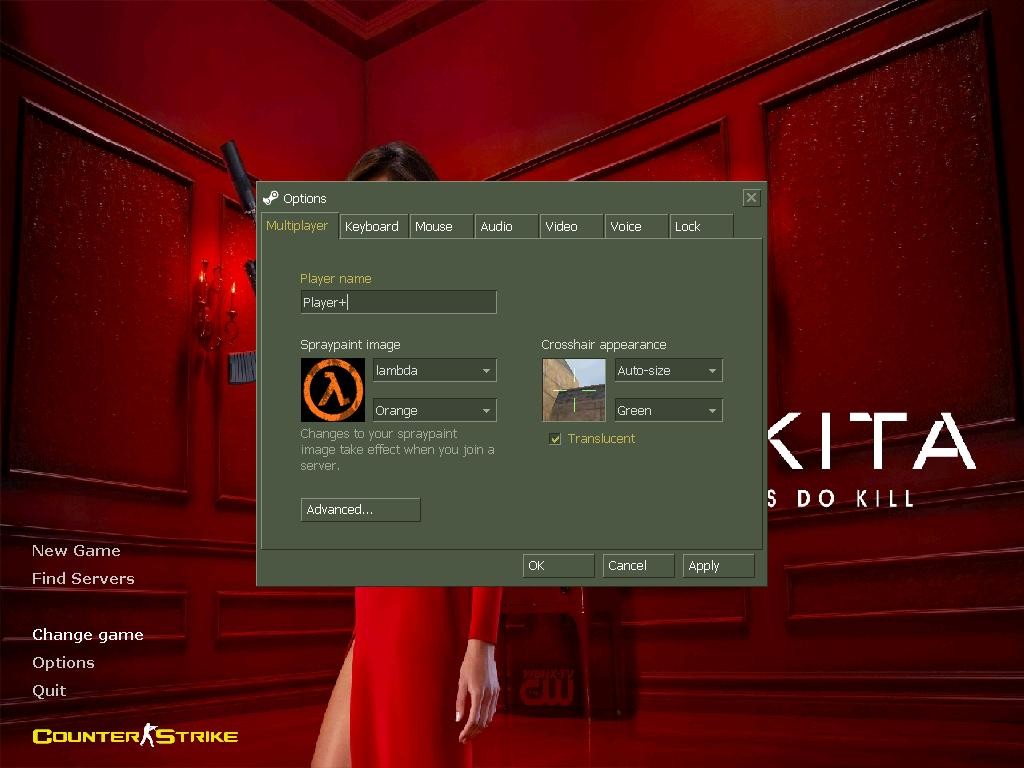 Cs 1.6 Girl Combatant GUIs [Counter-Strike 1.6] [Mods]