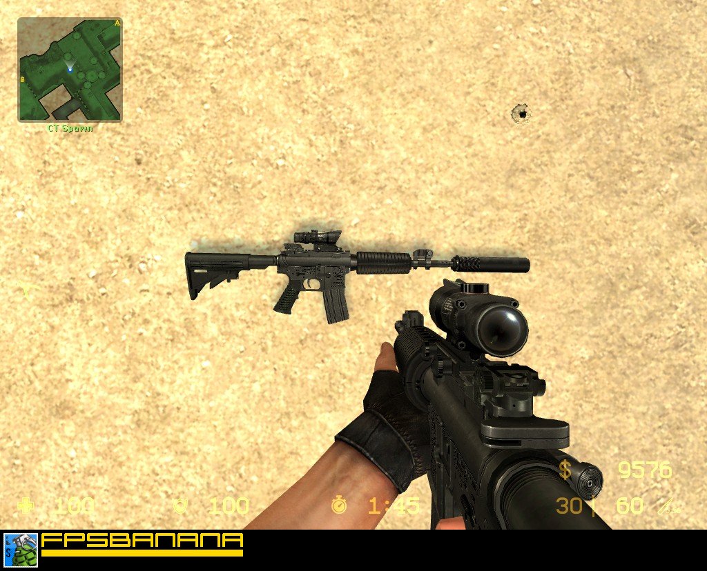 Ultimate M4 v2 *scopes* [Counter-Strike: Source] [Mods]