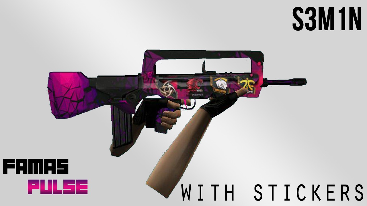 Famas | Pulse (WITH STICKERS) Mod for Counter-Strike 1.6 | CS1.6 Mods
