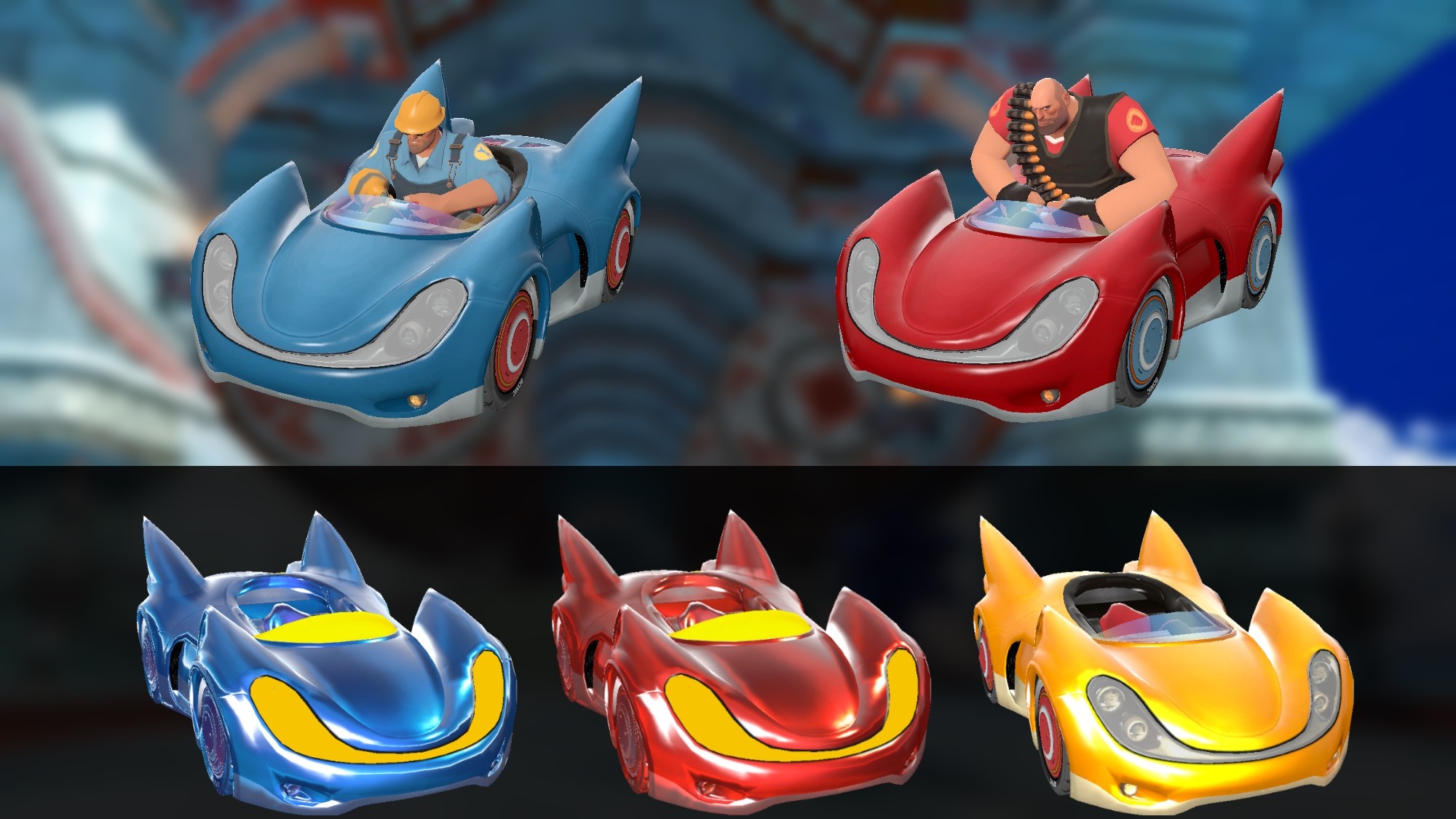 Speed Star Bumper-cart Mod for Team Fortress 2 | TF2 Mods