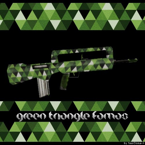 Green Triangle Famas [Counter-Strike 1.6] [Mods]