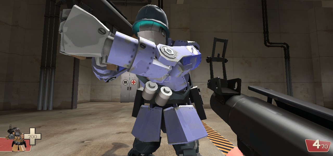 Beta Soldier-styled Robo-Soldier Mod for Team Fortress 2 | TF2 Mods