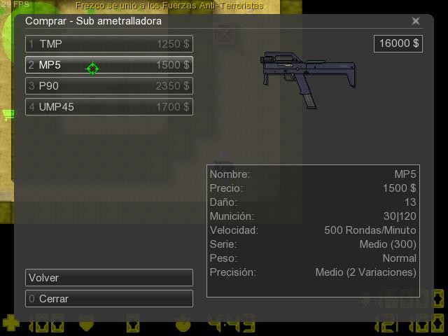 FMG-9 Mod for CS2D | CS2D Mods