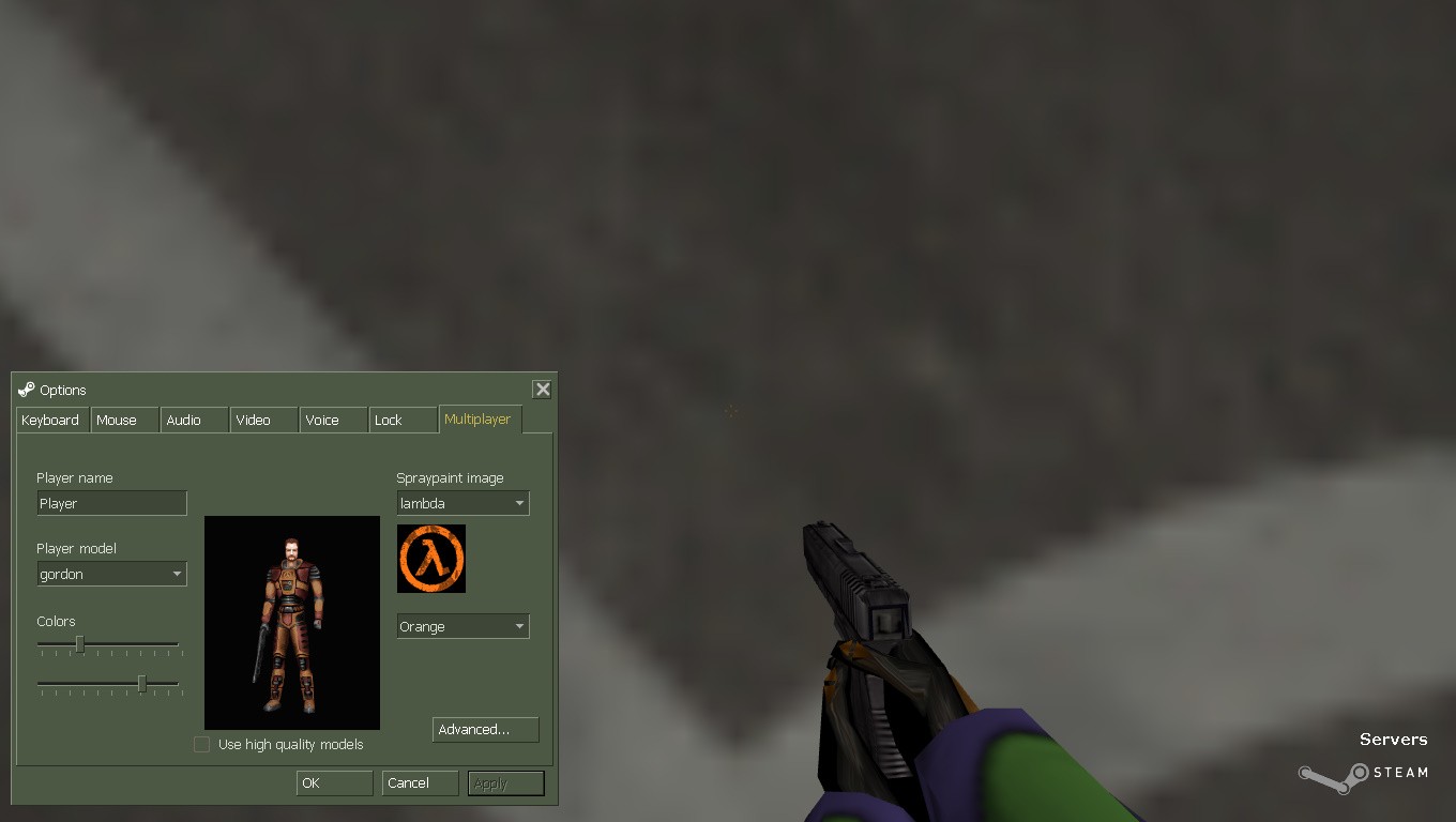 In-Game Sleeve Color Change Skin Mod for Half-Life | HL Mods