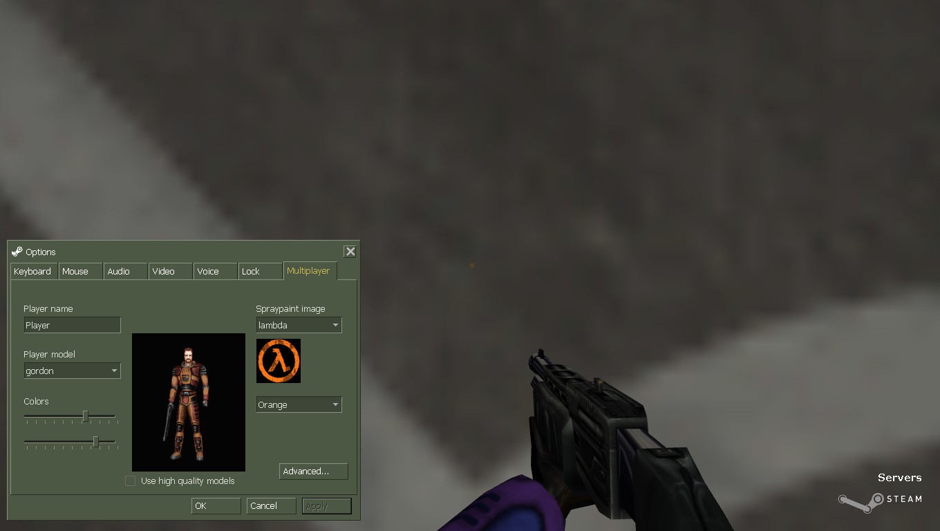 In-Game Sleeve Color Change Skin Mod for Half-Life | HL Mods