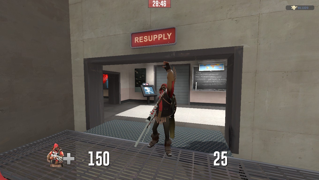 Team-colored AWP Asiimov [Team Fortress 2] [Mods]