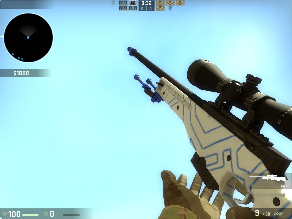 AWP Blue Liner [Counter-Strike: Global Offensive] [Mods]