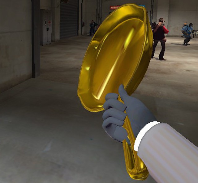 Gold Pan-cicle with Sounds and BP icons Mod for Team Fortress 2 | TF2 Mods