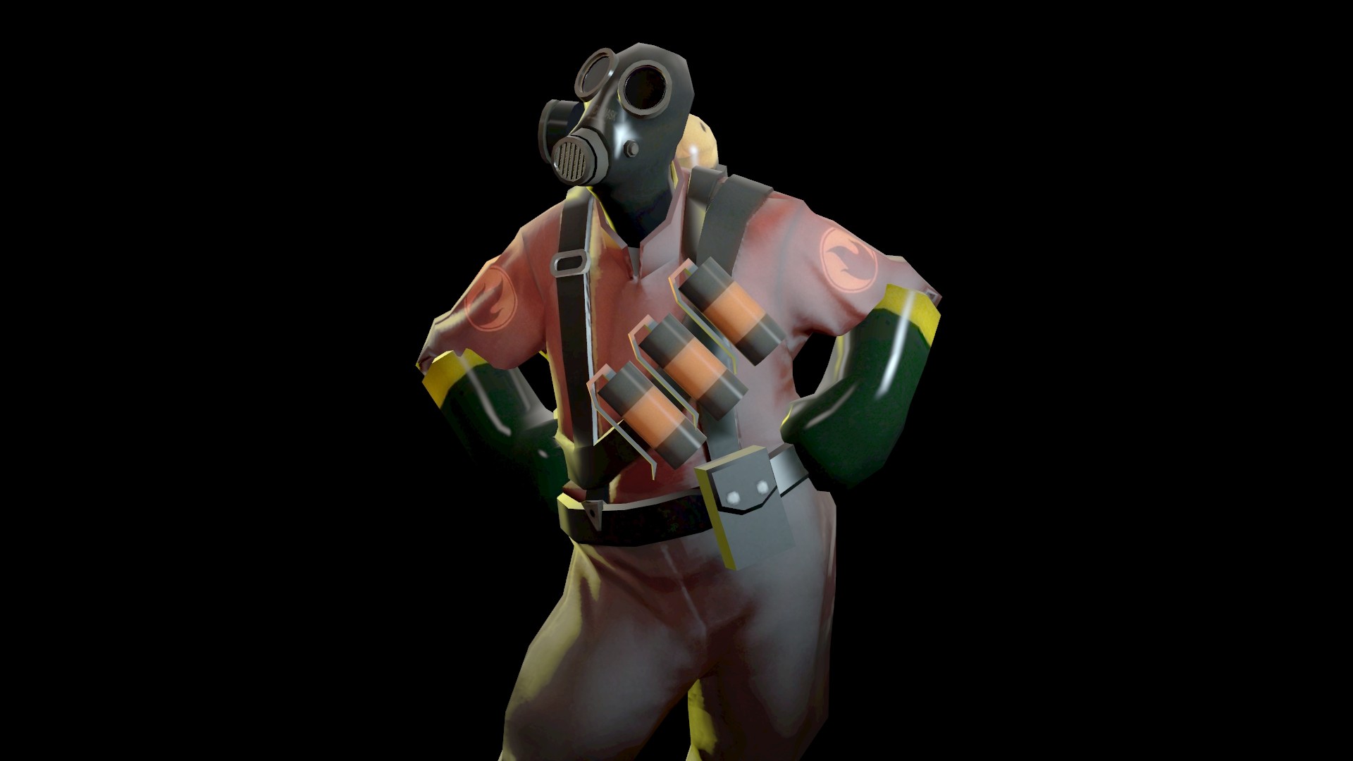 Summer Styled Pyro [Team Fortress 2] [Mods]