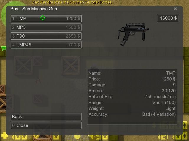 Light Type Arm 9mm [CS2D] [Mods]