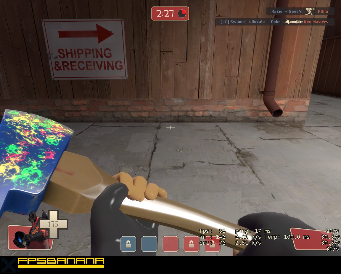 Neon Flame Axe [Team Fortress 2] [Mods]