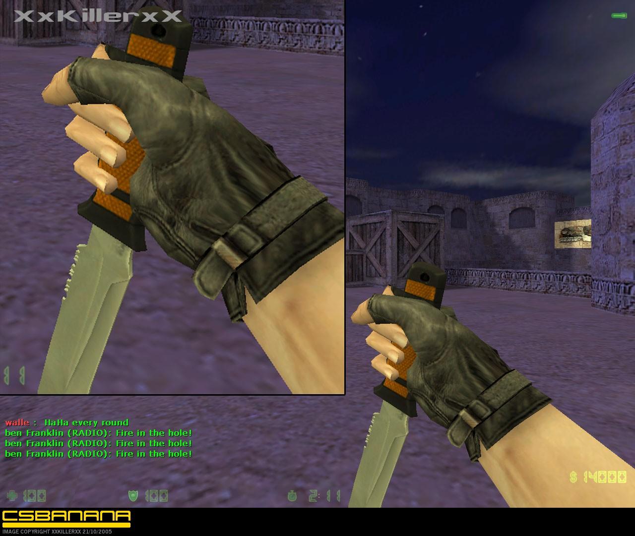 CZ DS Knife Colors [Counter-Strike: Condition Zero] [Mods]