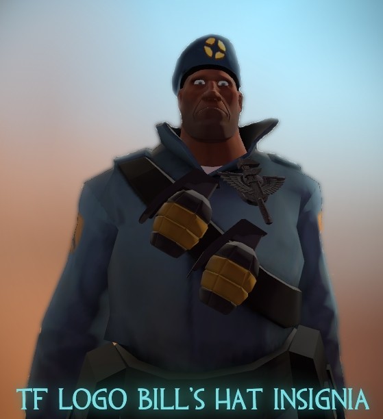 TF Logo Bill's Hat Insignia Mod for Team Fortress 2 | TF2 Mods