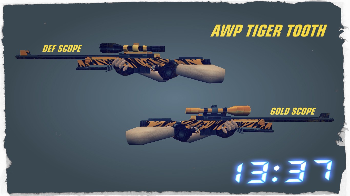 AWP Tiger Tooth Mod for Counter-Strike 1.6 | CS1.6 Mods