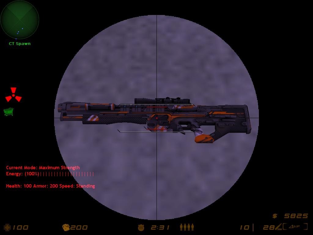 Crysis Gauss Sabot Gun Mod for Counter-Strike 1.6 | CS1.6 Mods