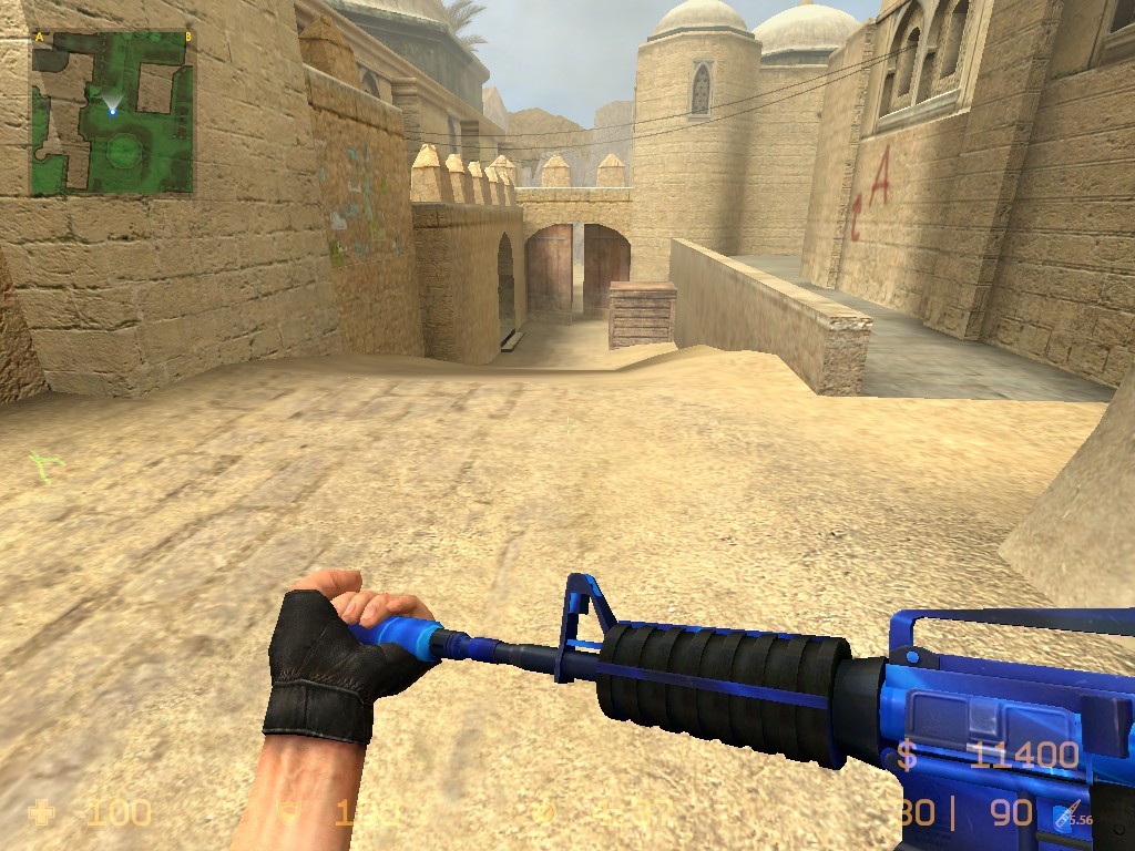 m4a1_blue Mod for Counter-Strike: Source | CS:S Mods