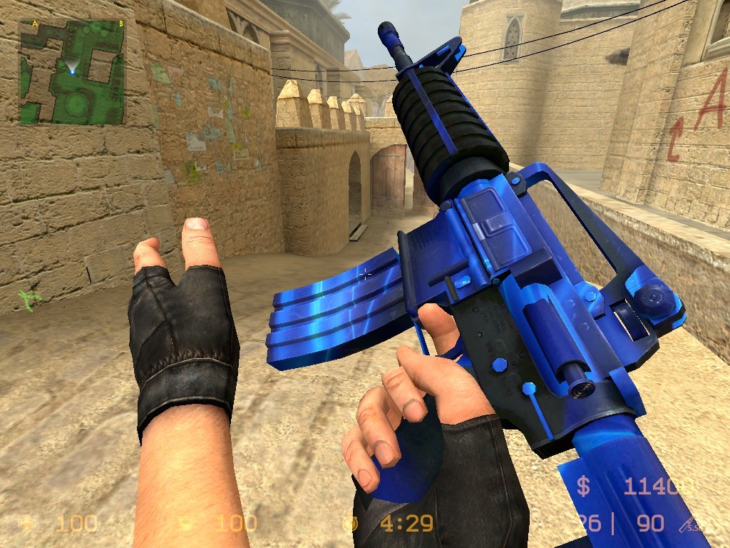 m4a1_blue Mod for Counter-Strike: Source | CS:S Mods