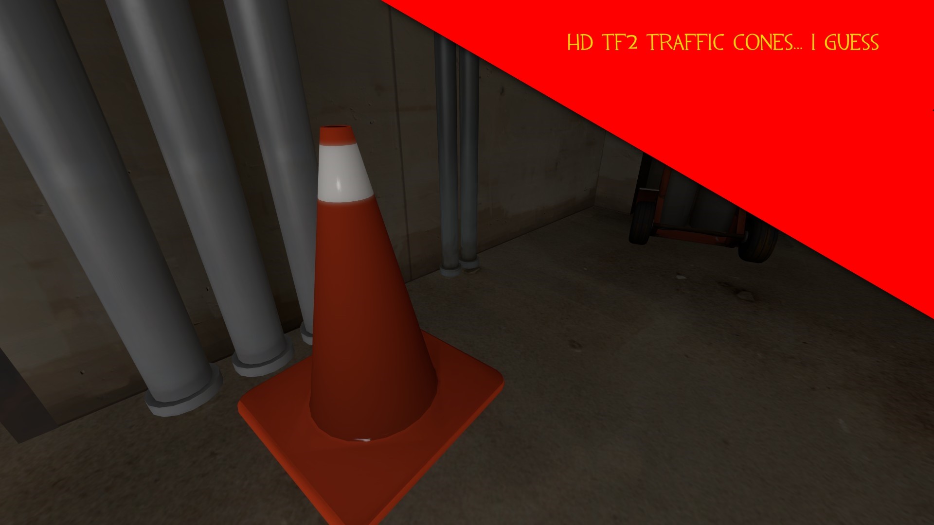 HD Traffic Cone Mod for Team Fortress 2 | TF2 Mods